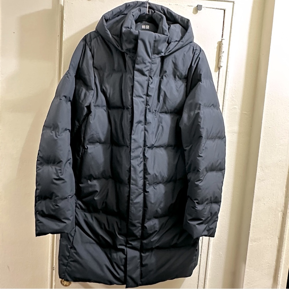 [Uniqlo] Hybrid Premium Down Long Coat - Gem